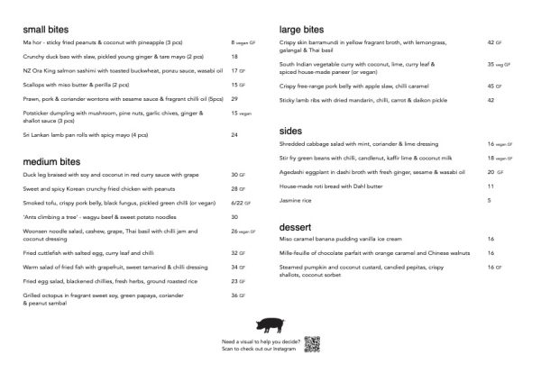 GP a la cart menu 3:07:23 landscape - The Golden Pig Restaurant and ...